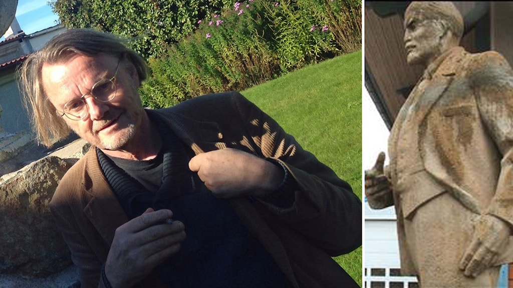Lenin-staty – från parkeringsplats i Vittsjö till trädgård i Varberg ...