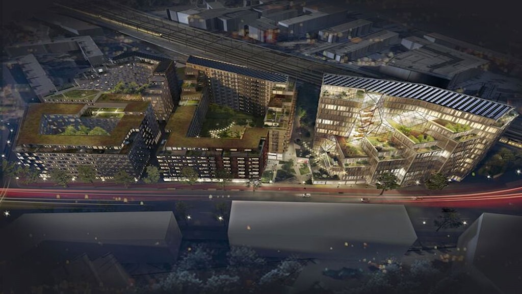 600 nya bostäder i Solna när ny stadsdel byggs - P4 Stockholm ...