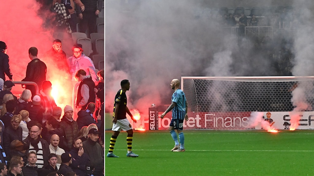Stopp för pyroteknik på planen – ultrasgrupper överens - P4 Stockholm ...