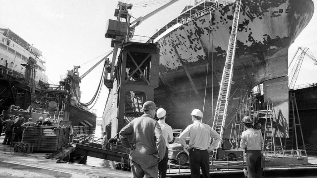Göteborg 400 år – 14/5: Femtio år sedan katastrofen på Eriksbergs varv ...