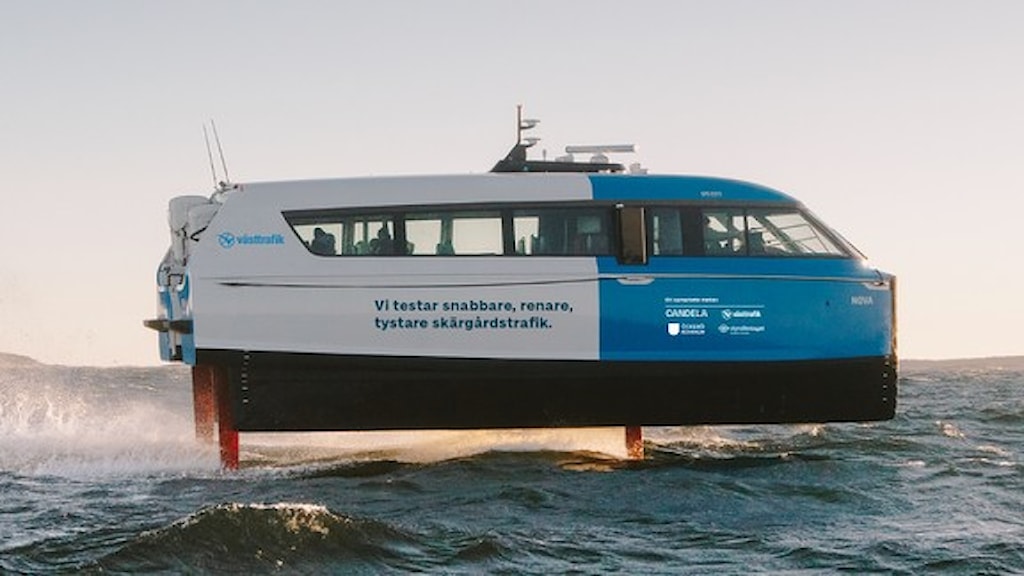 Västtrafiks galna test – flygande färja i Göteborg - P4 Göteborg ...
