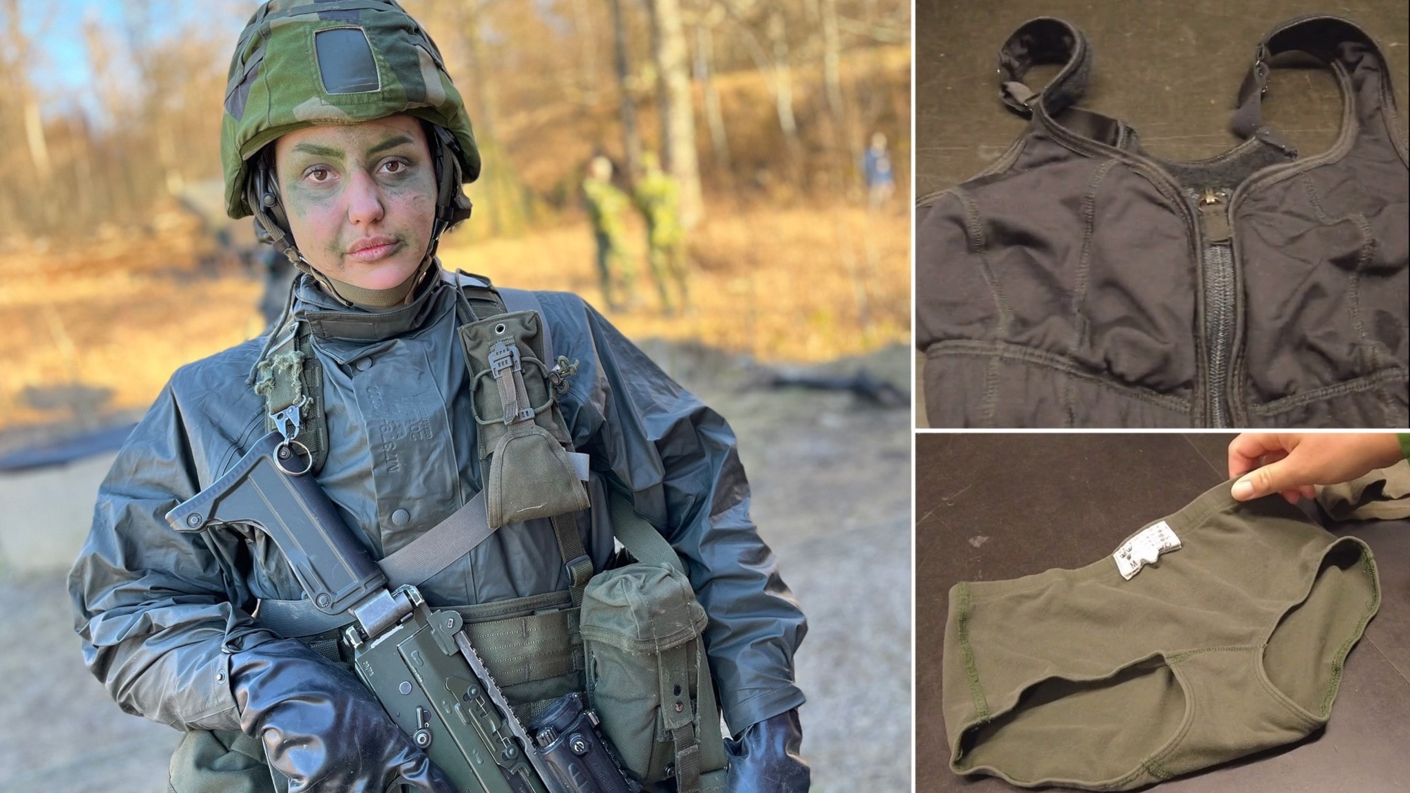 Underkläderna skaver – värnpliktiga Linda: ”Tar kalsonger” - P4 ...