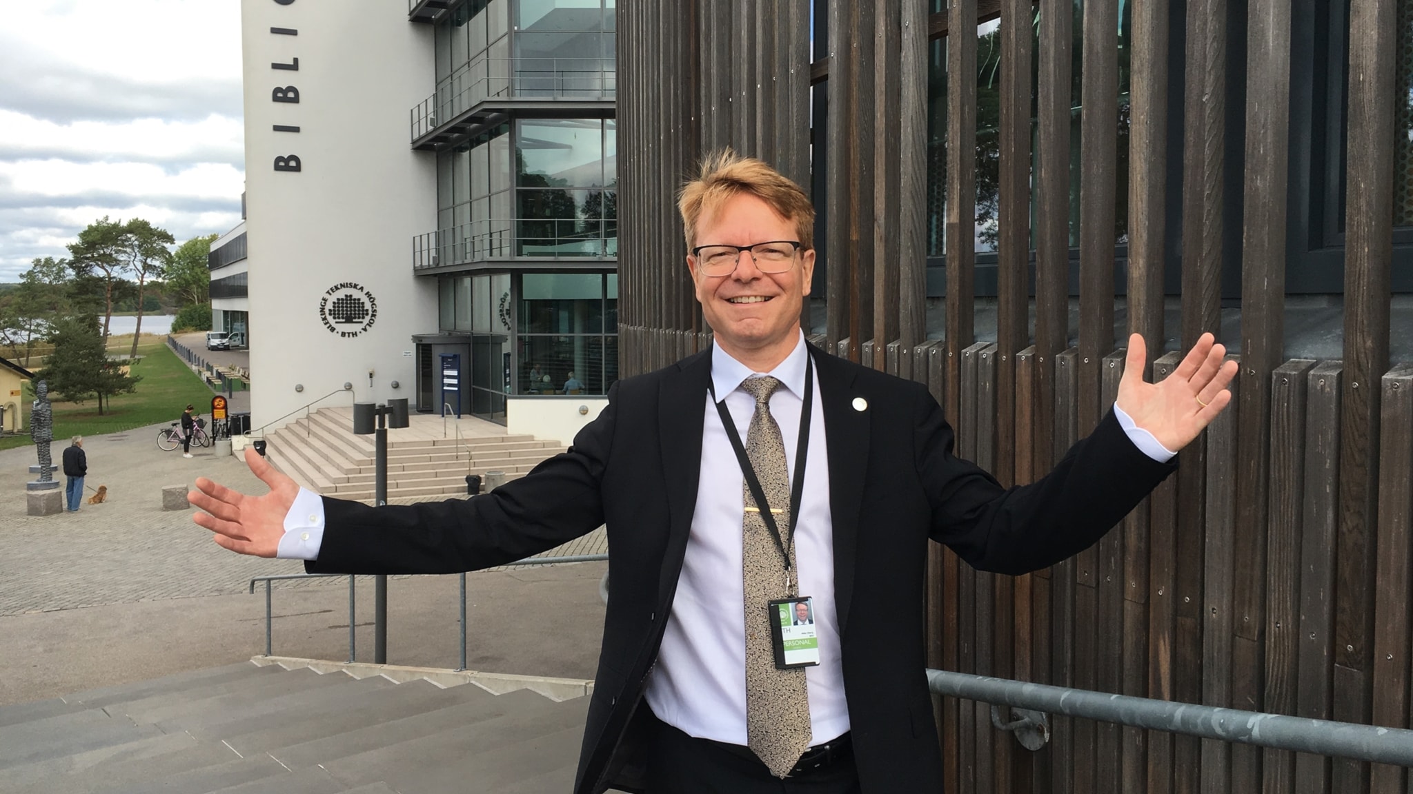 BTH:s nya rektor Mats Viberg på plats - P4 Blekinge | Sveriges Radio