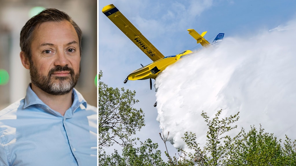Brandflygplanen lämnar norra Sverige – tillbaka i Nyköping - P4 ...