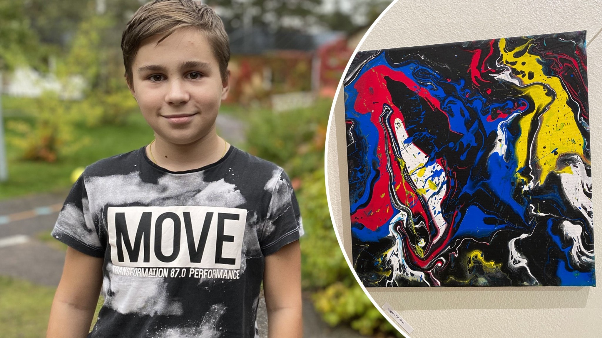 11-åriga Bogdan: Ryssland är som en drake som sprutar eld - P4 ...