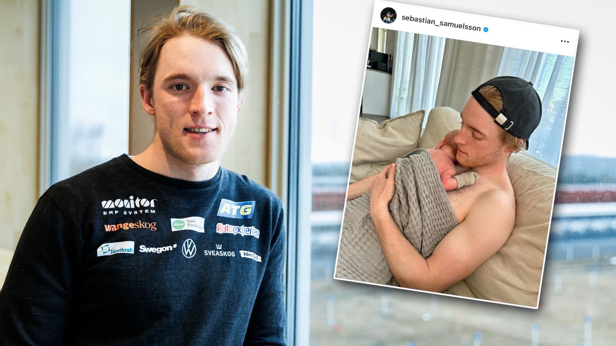 Bebislyckan: Sebastian Samuelsson har blivit pappa - P4 Västernorrland ...