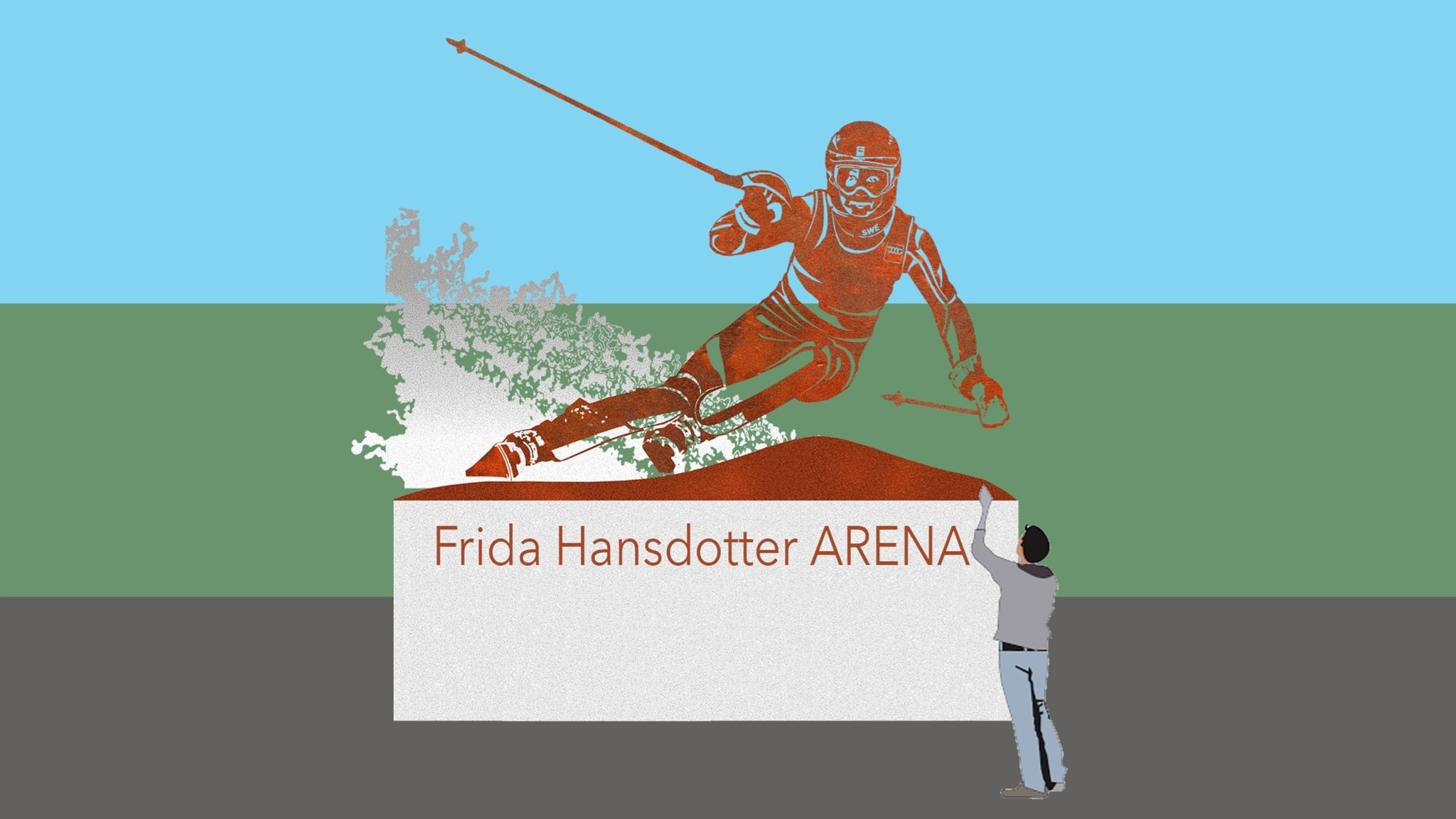 Frida Hansdotter kan komma att stå staty i Norberg - P4 Västmanland ...