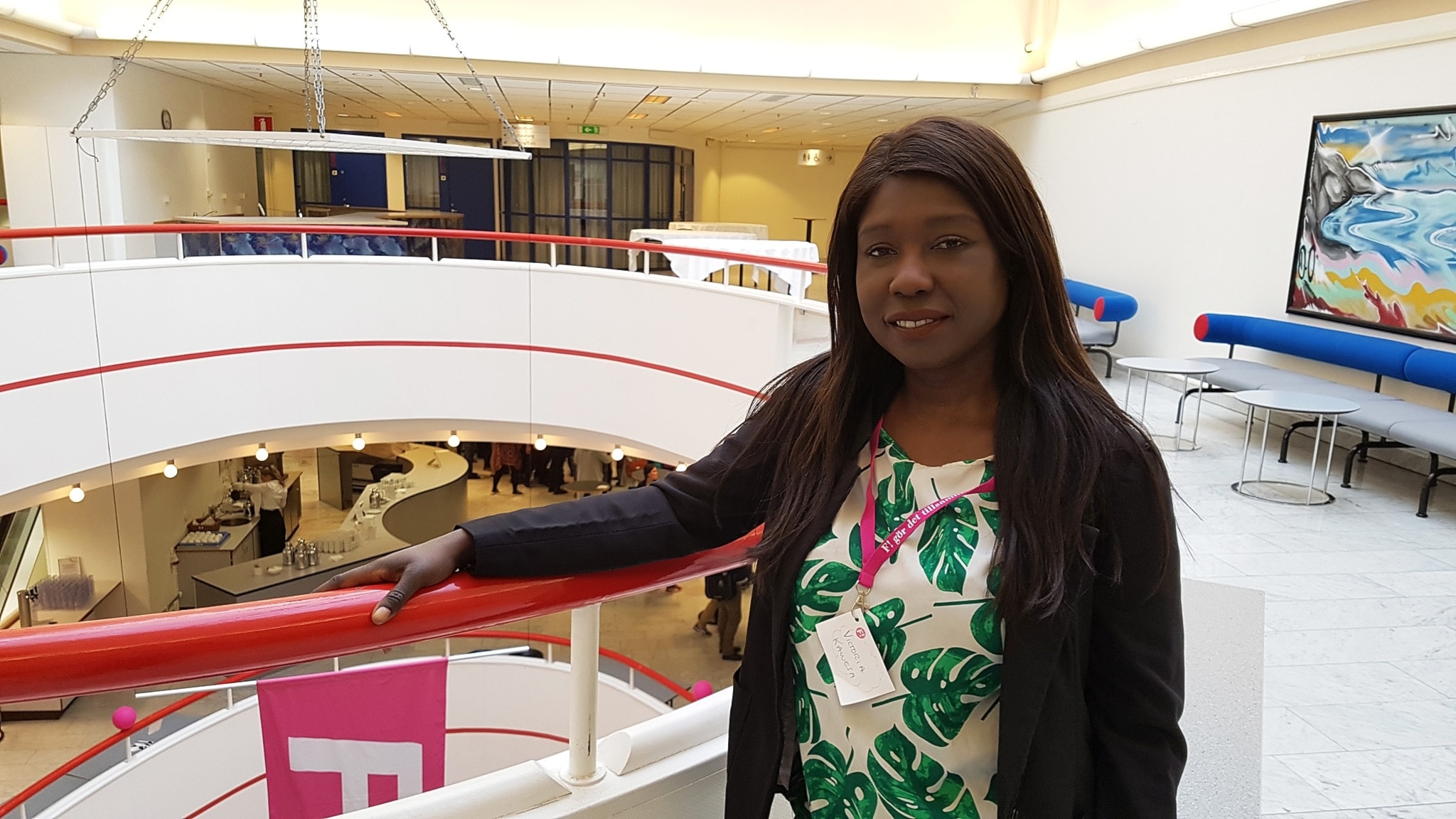 Fi:s Victoria Kawesa är säker på att partiet kommer in i riksdagen - P4 ...