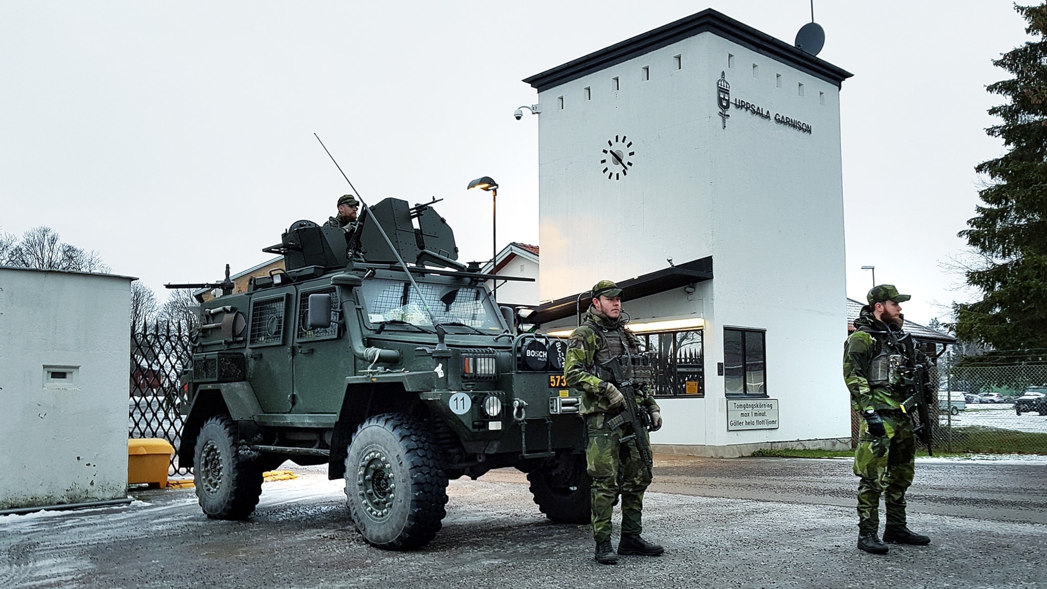 Försvarsmakten övar på att skydda Uppsala garnison - P4 Uppland ...