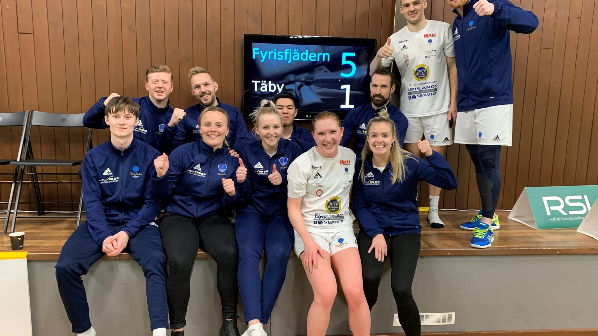 Fyrisfjädern vann stort över Täby i elitserien i badminton - P4 Uppland ...