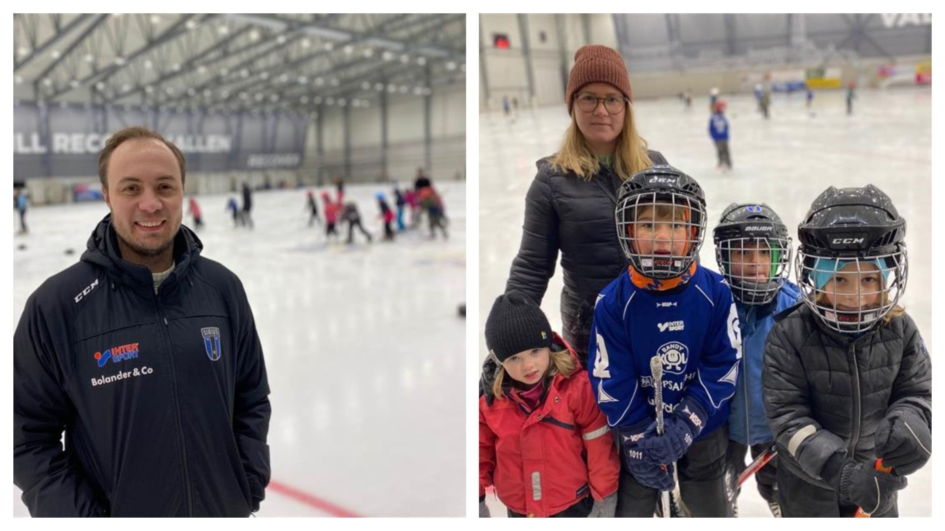 Rekordmånga barn vill lära sig åka skridskor och spela bandy - P4 ...