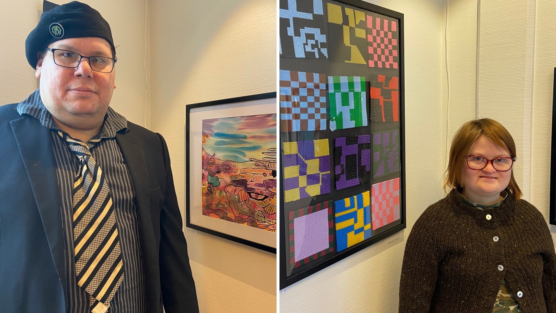 Glada miner när bandet klipptes för helt nytt konstgalleri | Sveriges Radio