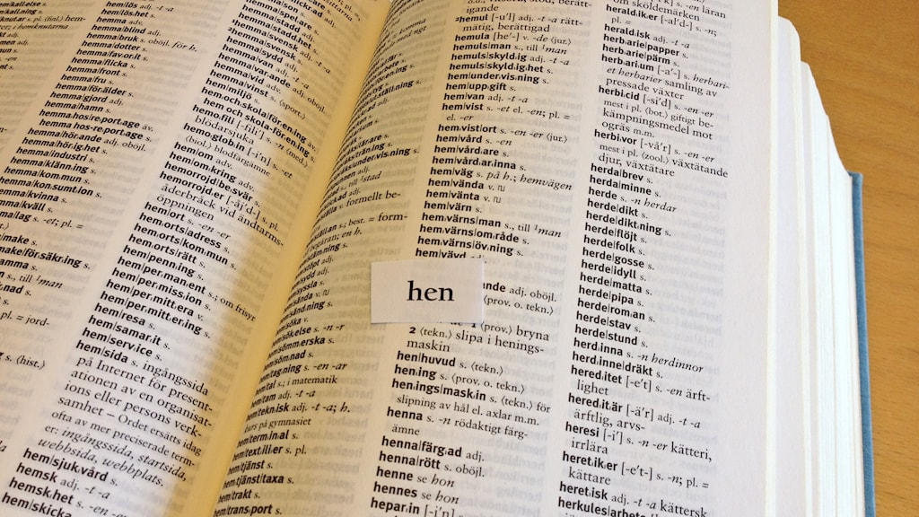 Svenska Akademiens ordlista inför "hen" - P4 Göteborg | Sveriges Radio