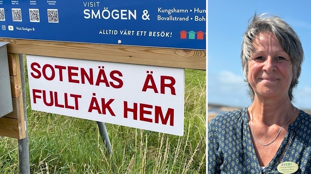 Arga skyltar i Sotenäs – uppmanar turister att åka hem - P4 Väst ...
