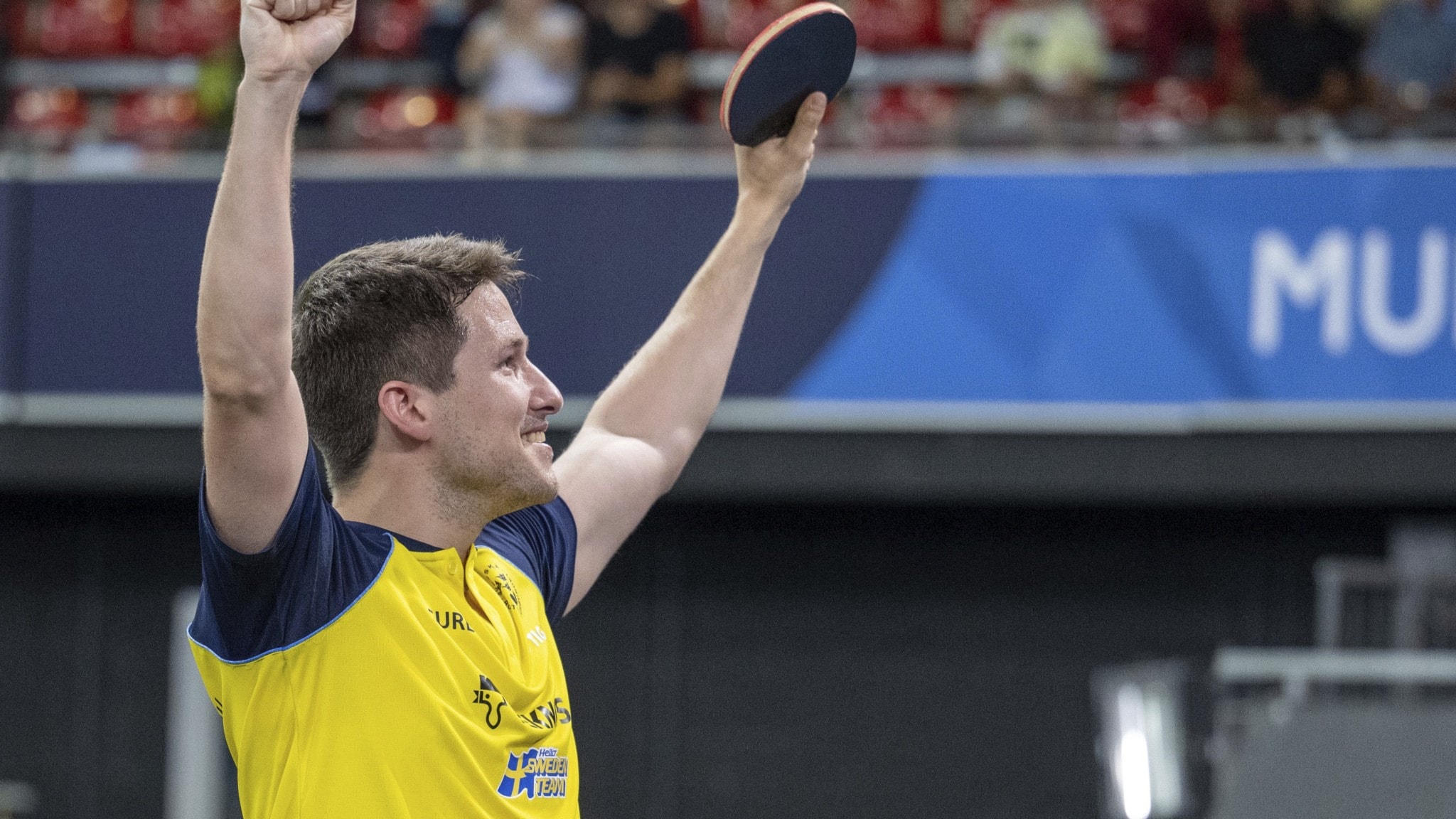 Kristian Karlsson klar för semifinal i bordtennis-EM | Sveriges Radio