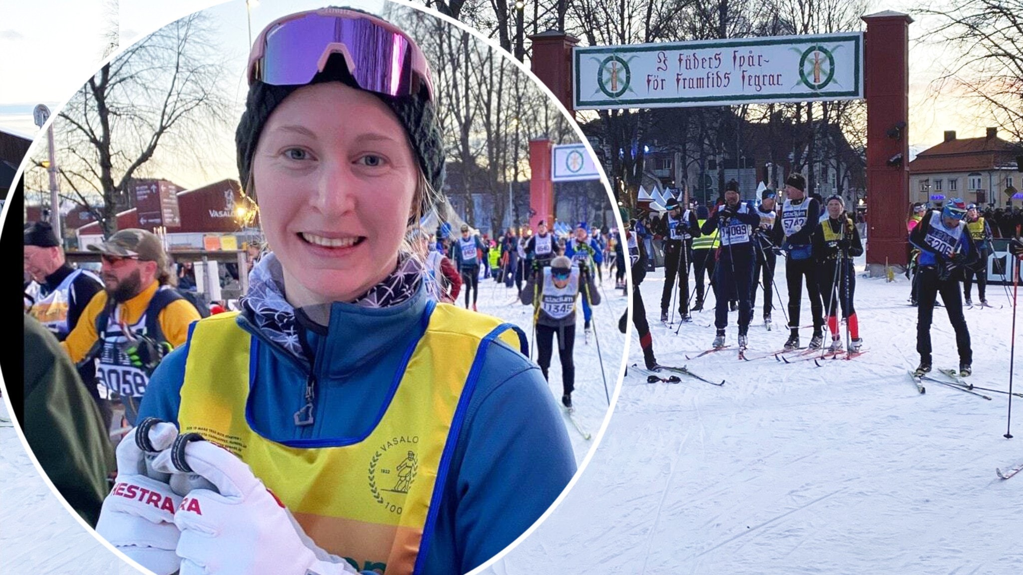 Från Vasaloppets mållinje: "Det är bara att försöka knata på" - P4 Väst ...