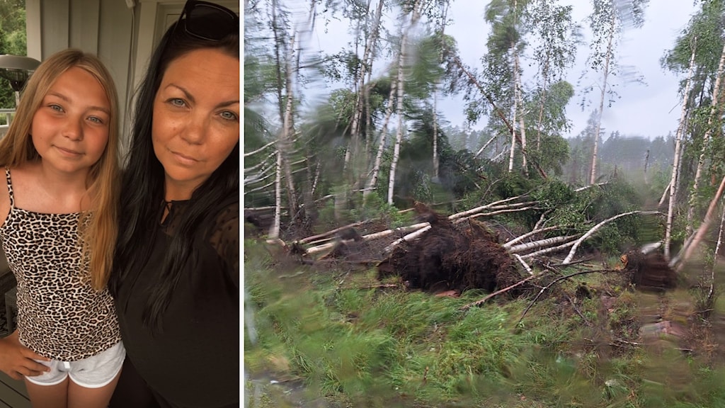 Wilda, 12, blev vittne till tromben: ”Jag tänkte nu dör vi” - P4 ...