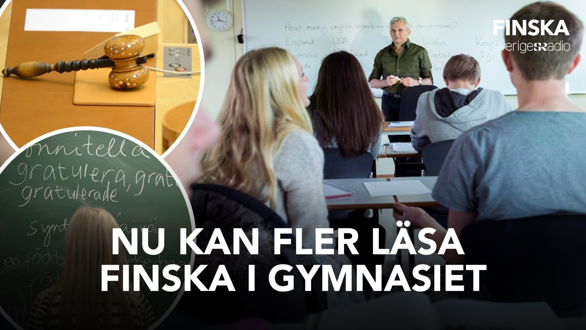 Nyt se on päätetty: Suomen opetus laajenee lukiossa - Sveriges Radio ...