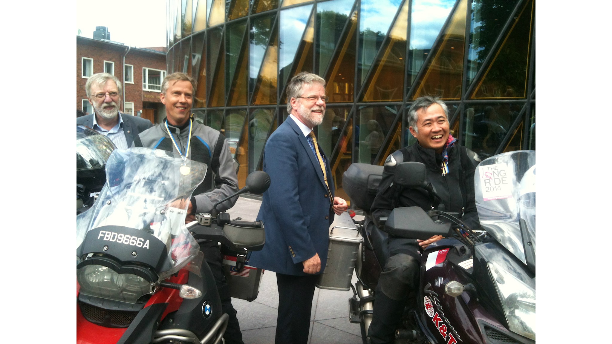 Doctors motorcycle from Singapore to Stockholm - Radio Sweden ...