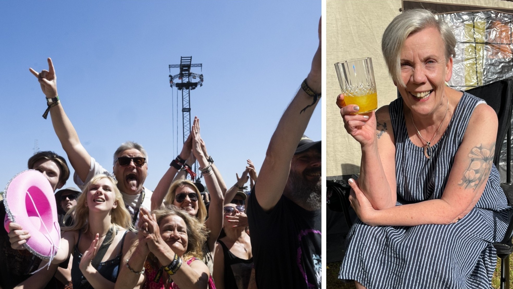 Hon längtar till Sweden Rock hela året: ”Här är vi glada” | Sveriges Radio