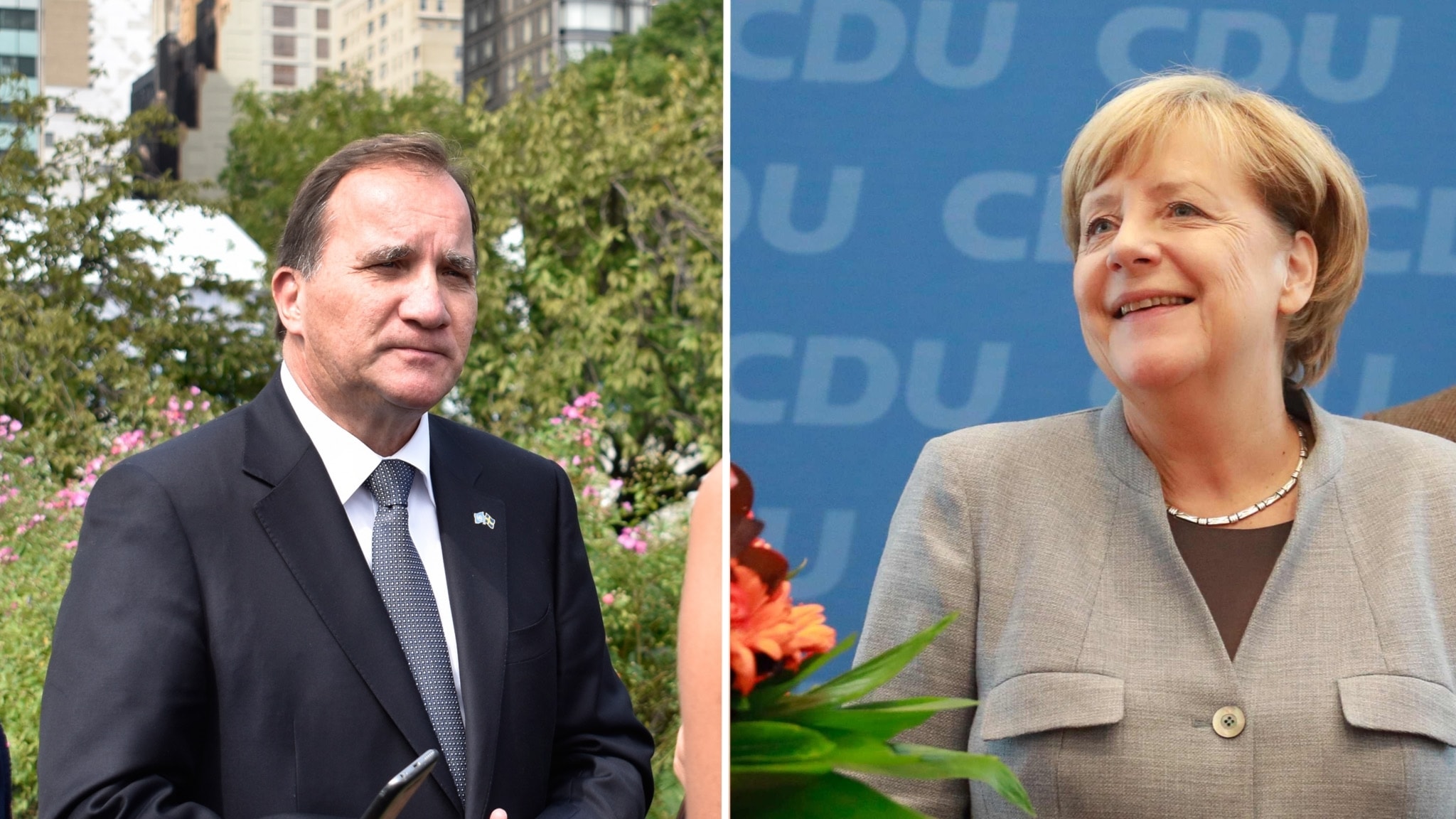 Sveriges statsminister gratulerar Angela Merkel - Radio Sweden på lätt ...