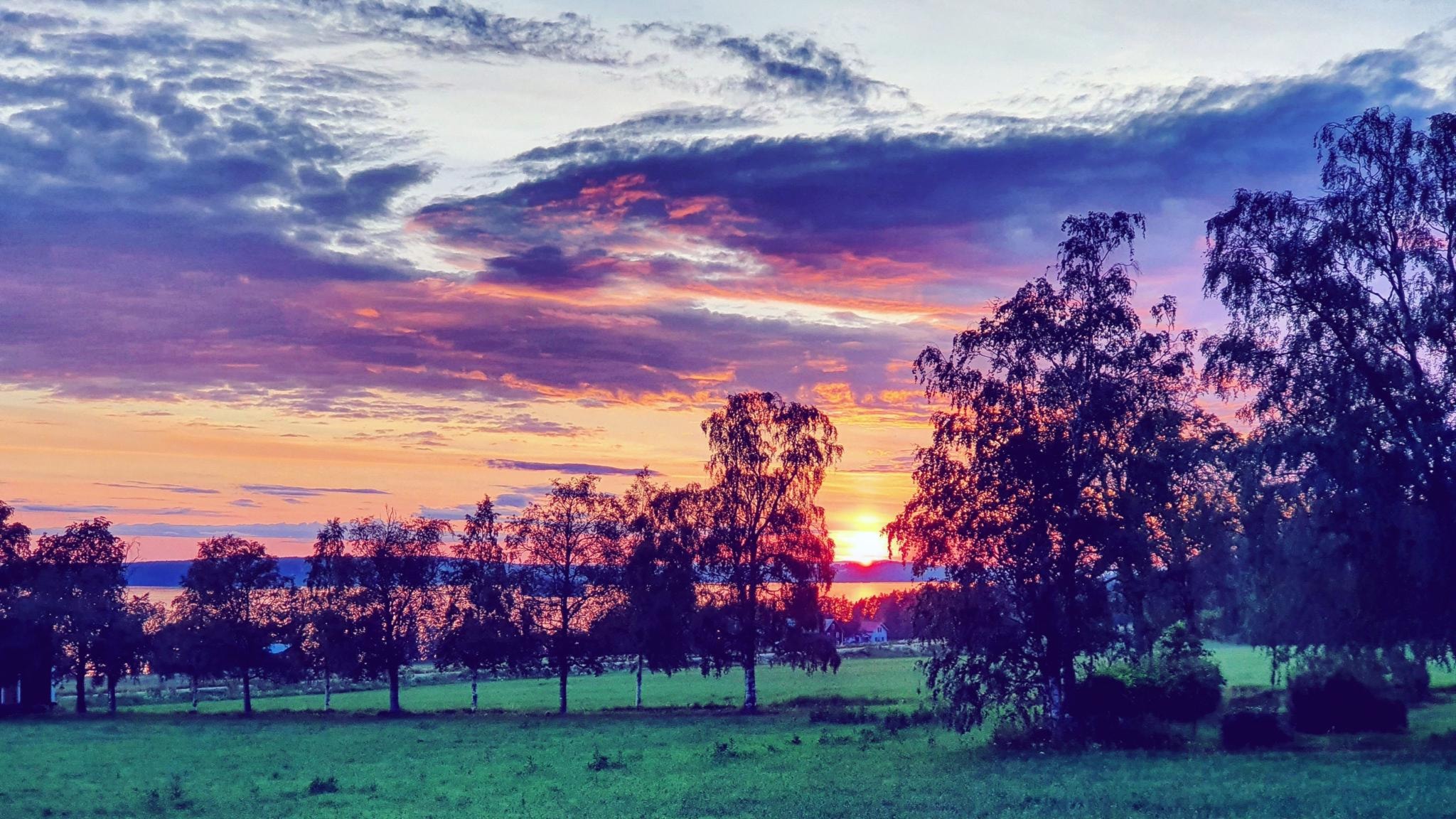 Veckans bild – en vacker solnedgång - P4 Jämtland | Sveriges Radio