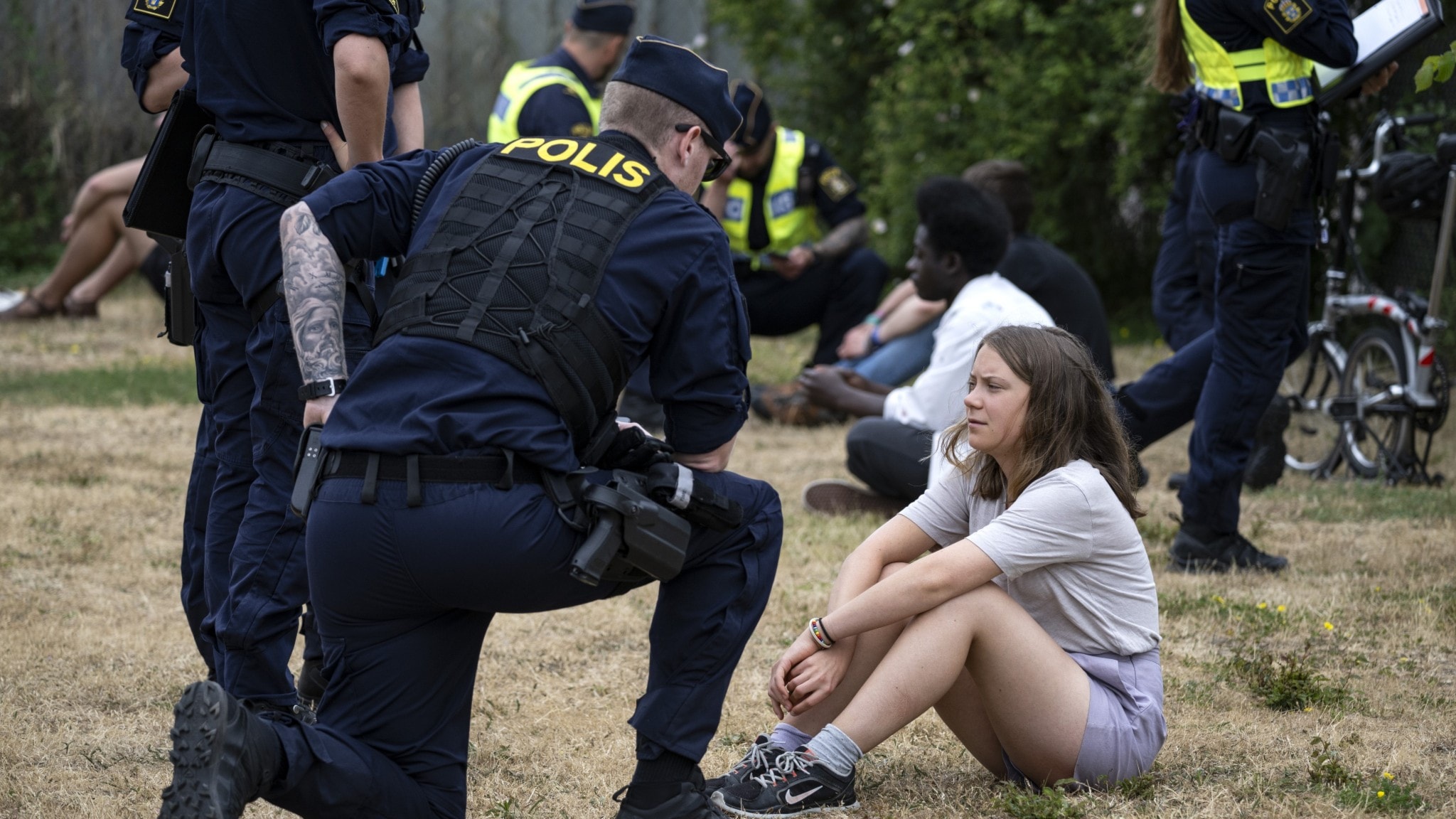Greta Thunberg åtalas efter klimataktion i Malmö | Sveriges Radio