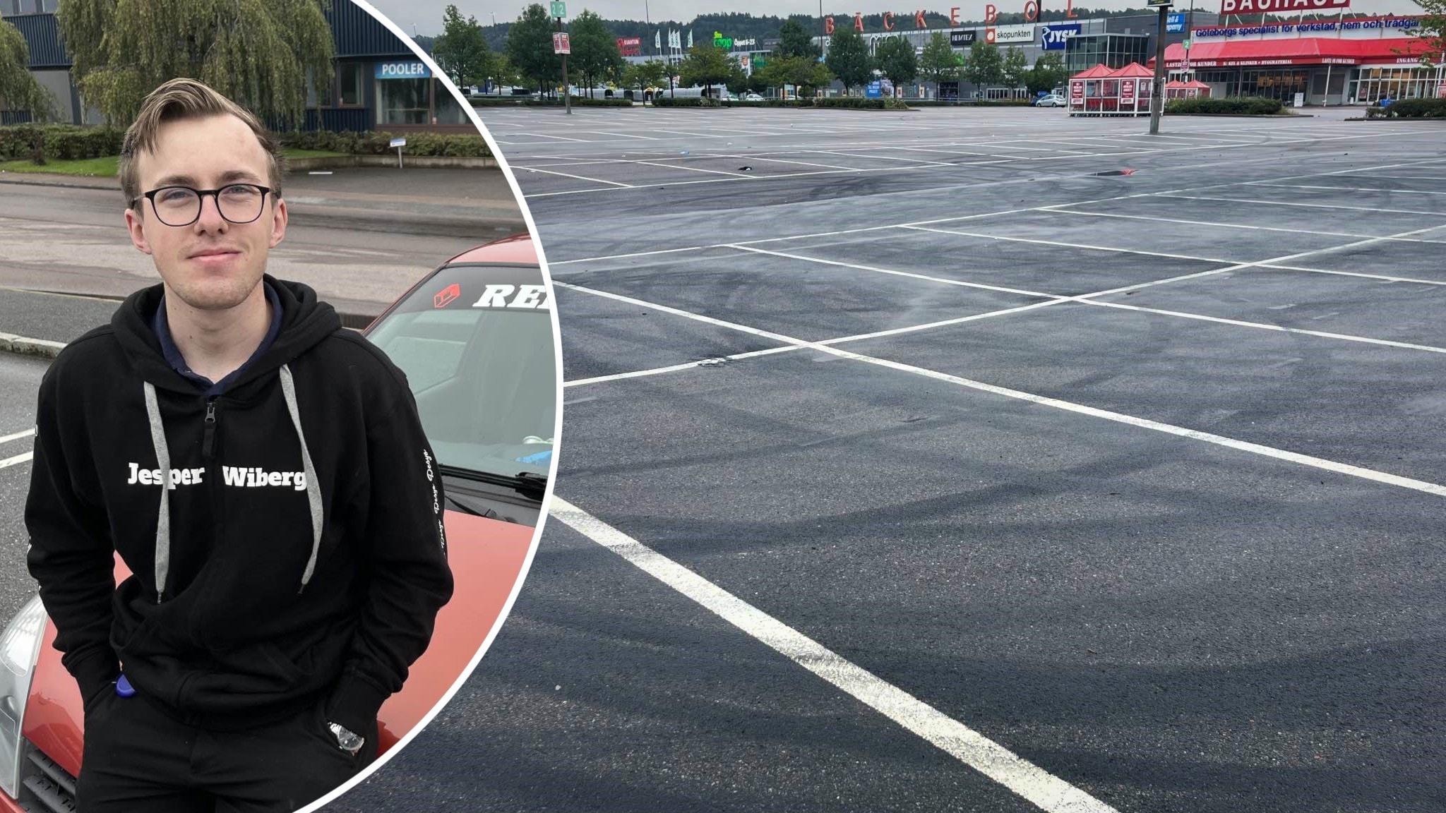 Bil sladdade in i folkmassa – Jesper bevittnade händelsen | Sveriges Radio