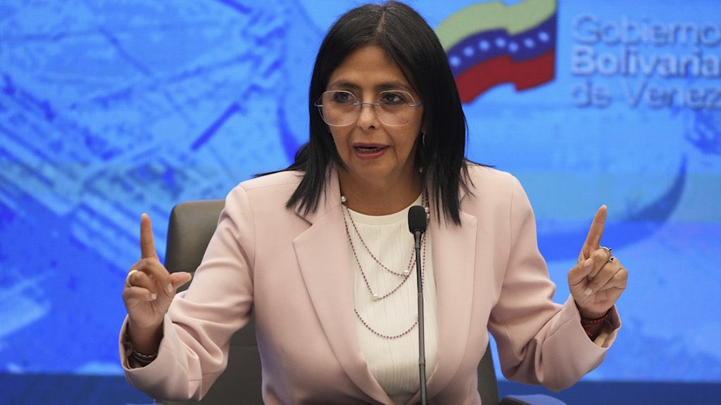 Venezuelas Delcy Rodriguez kräver slut på USA:s inblandning | Sveriges ...