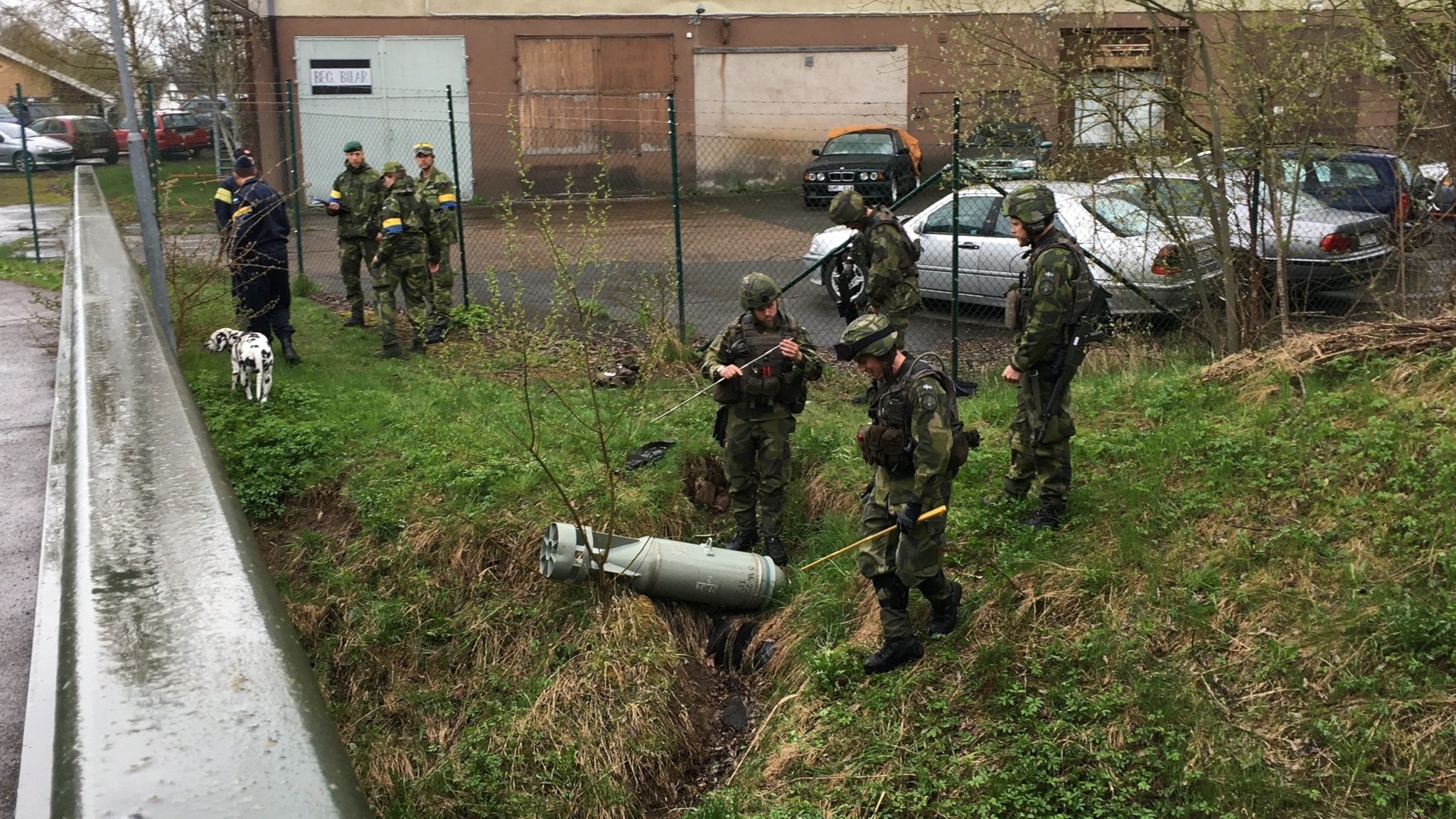 Flygbomb i Eksjö – men lugn, det är bara övning - P4 Jönköping ...