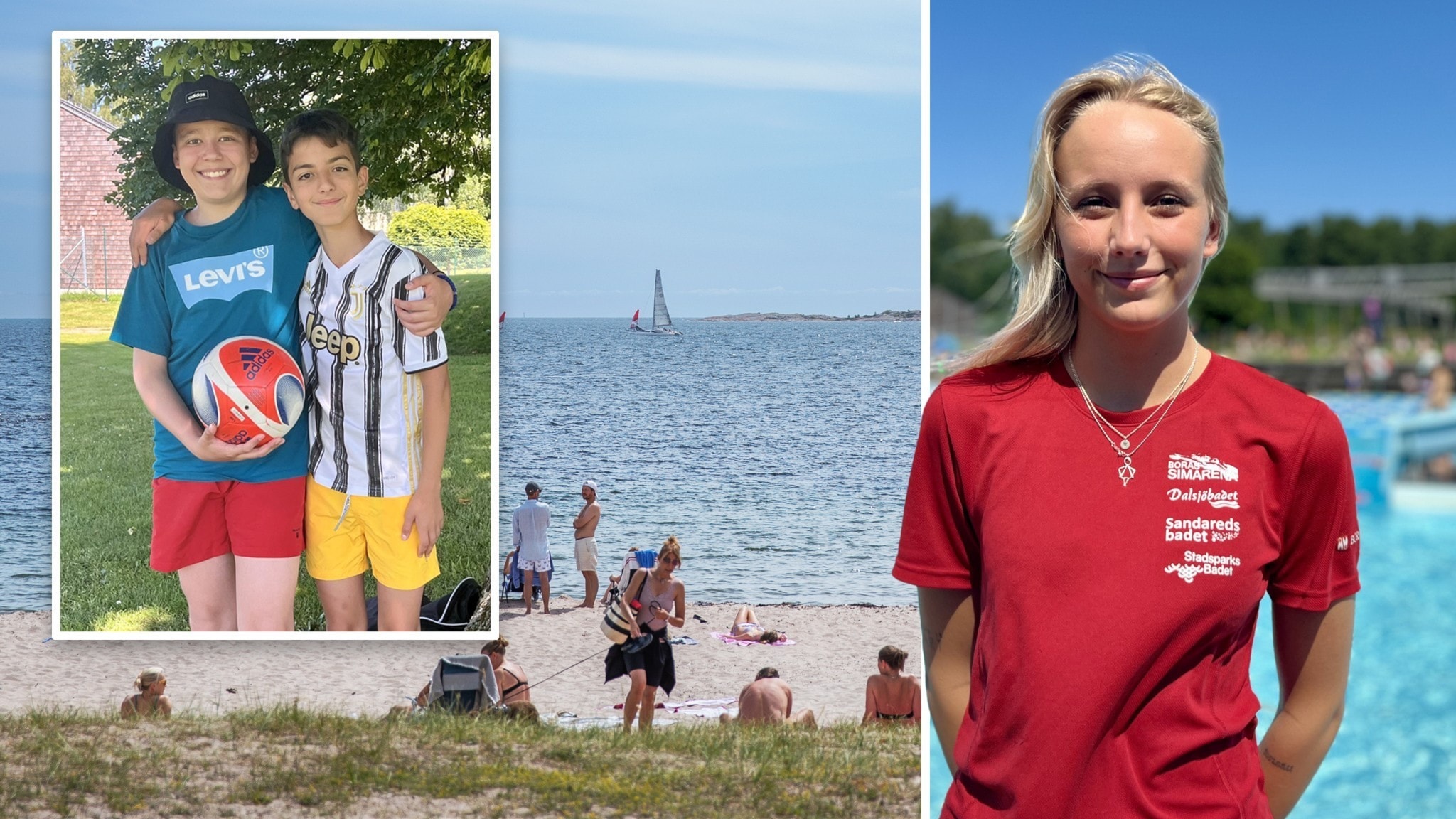 Badvaktens spaning: Allt fler oblyga ombyten på badplatsen - P4 ...