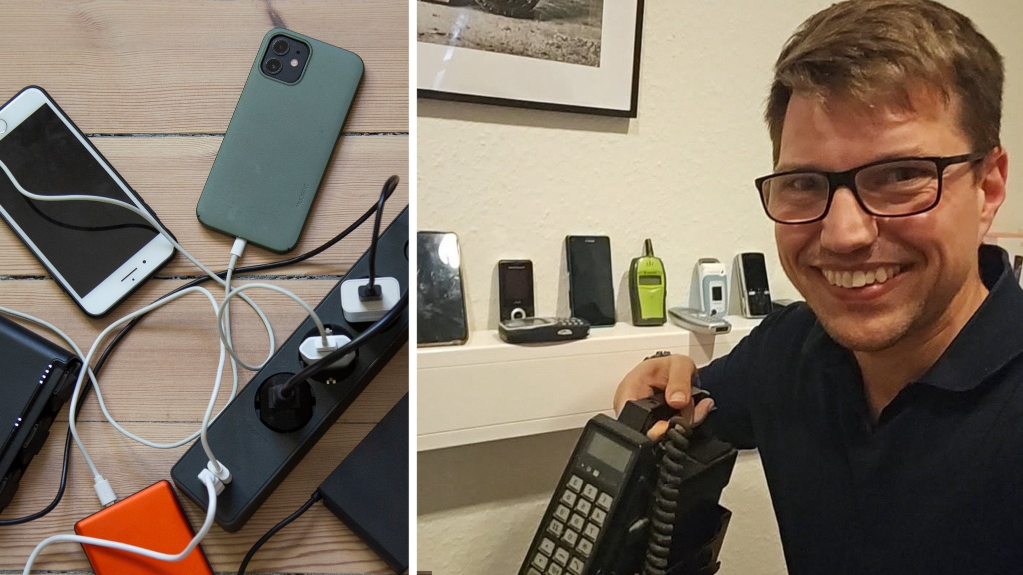 Miljontals gamla mobiler i svenskars hem – Andreas har 40 | Sveriges Radio