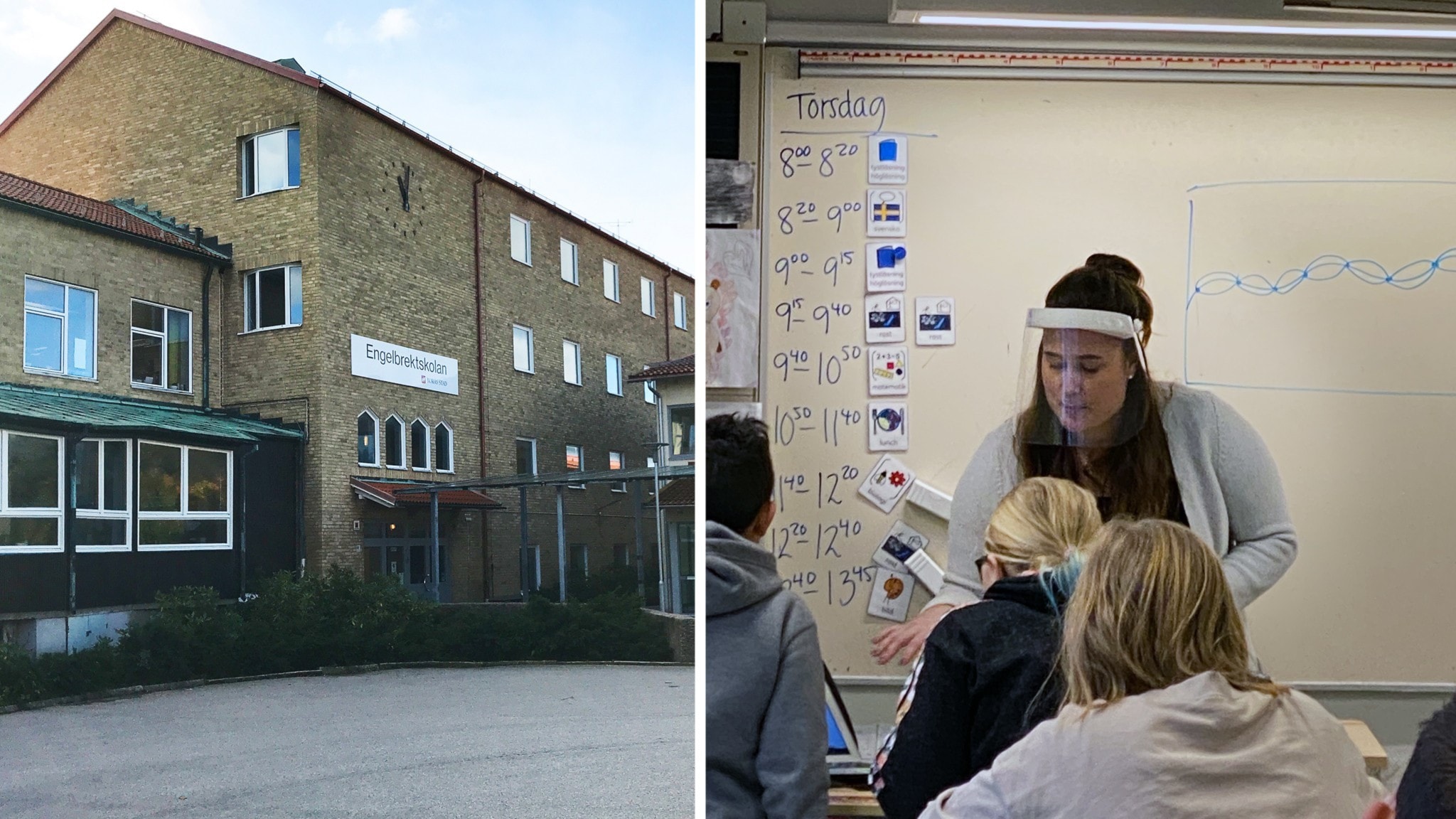 Lärare på Engelbrektskolan får visir - P4 Sjuhärad | Sveriges Radio