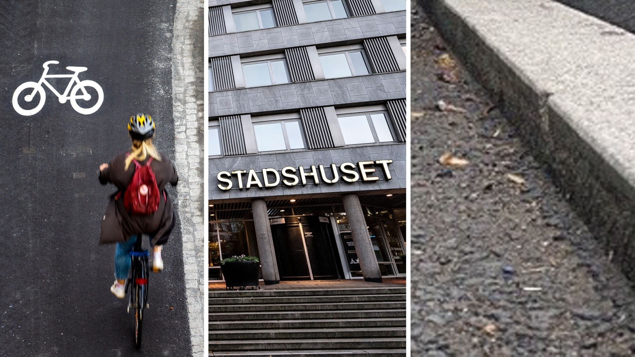 Malmö stad om cykelbanan: Dåligt om folk ramlar i trafiken - P4 ...