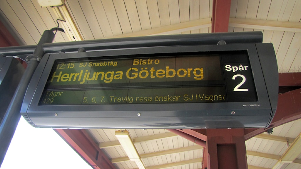 Problem med skyltar och utrop på tågstationer - P4 Skaraborg | Sveriges ...