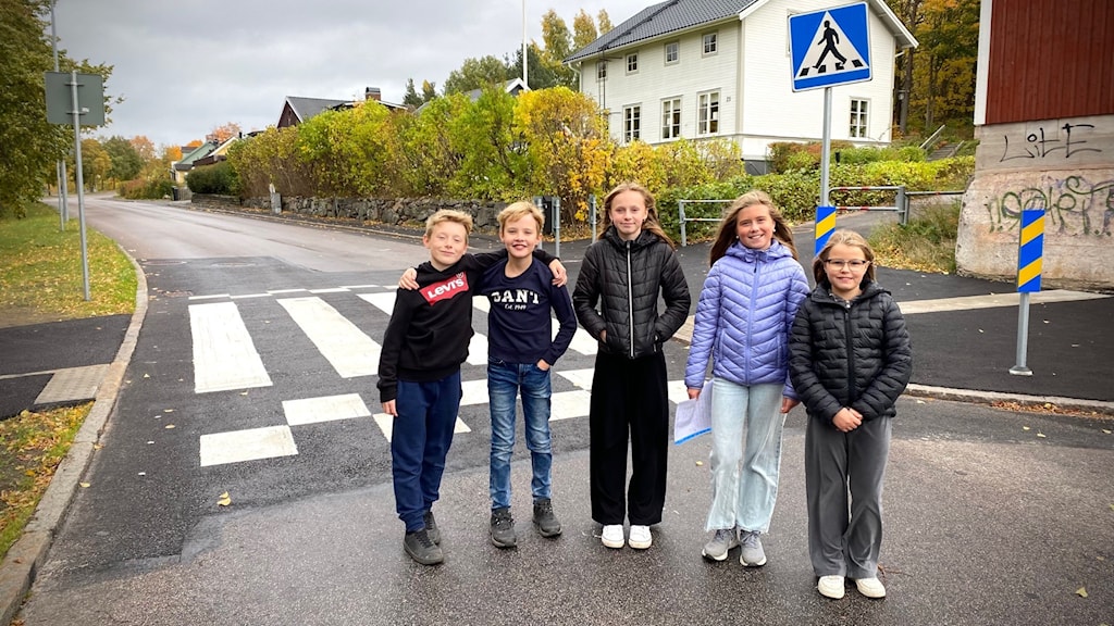 Eleverna på Sjöängsskolan i Gävle fixade säkrare trafik runt skolan ...