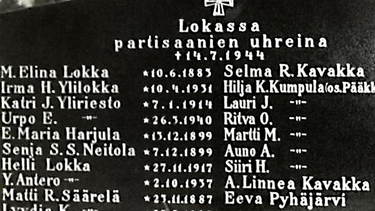 Julmat partisaani-iskut Lappiin - Sveriges Radio Finska | Sveriges Radio